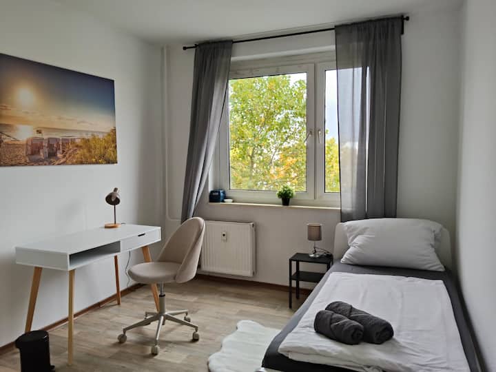 Hal15: Inviting 3br Cozy Flat Wi-fi - Halle (Saale)