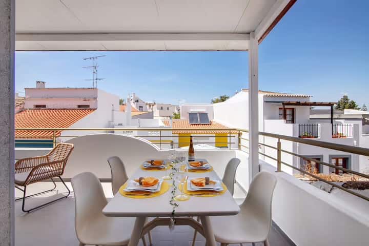 Flor De Sol House - Sunny Balcony House In Tavira - Tavira