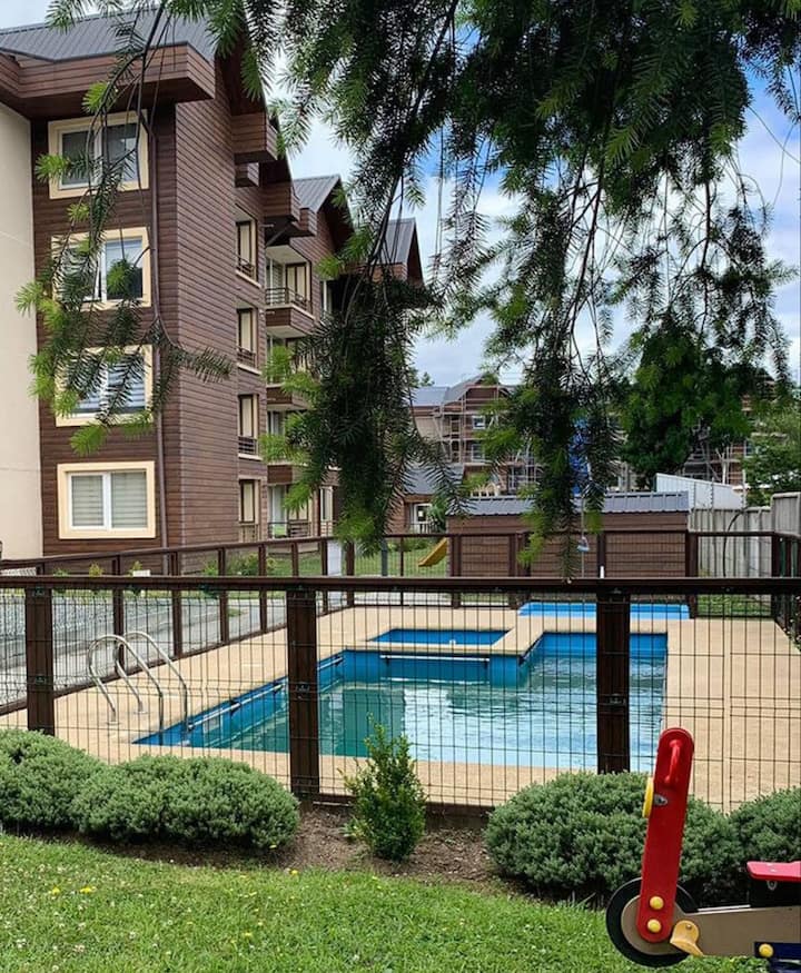 Dpto. Central En Pucón/wifi/seguro/
Full Equipado - Pucón