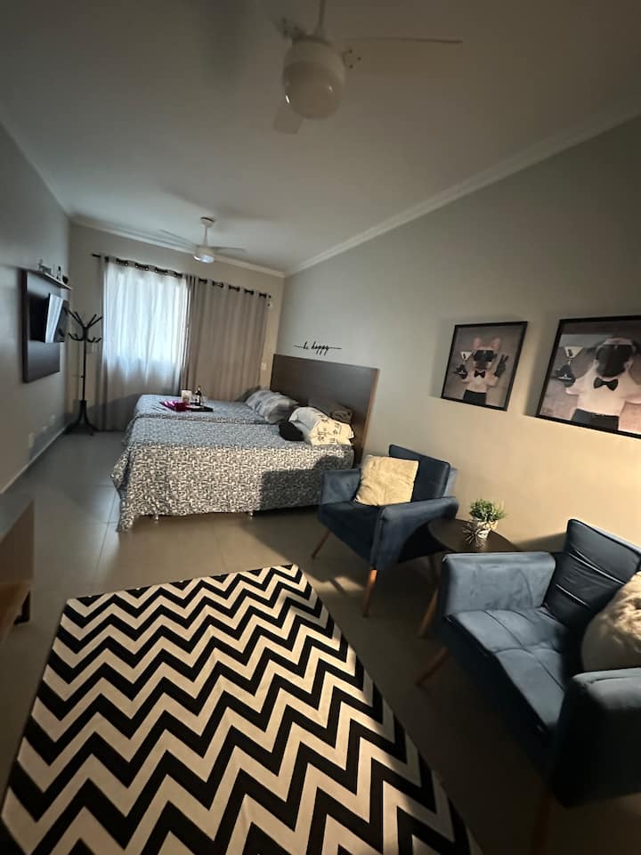 Studio Próximo A Praia Com Garagem - Santos, Brasil