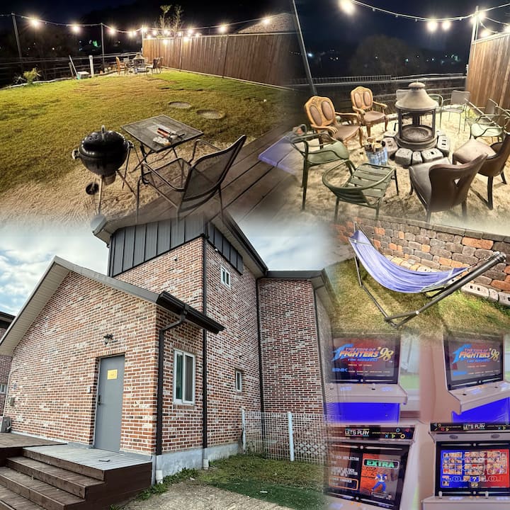 [마리] 프라이빗 독채 펜션(마당150평,독채50평),바베큐장/불멍 무료 이용! - 양평읍