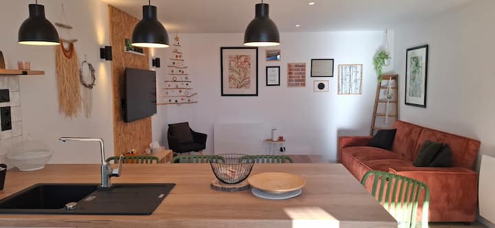 Charmant Appartement F3, Plain-pied Avec Terrasse - Font-Romeu-Odeillo-Via