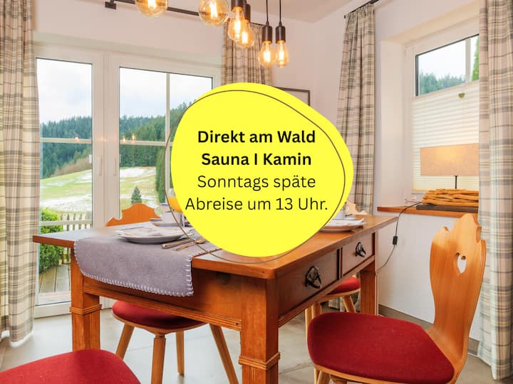 Fewo Im Waldhaus: Sauna | Jacuzzi | Kamin - Alpirsbach