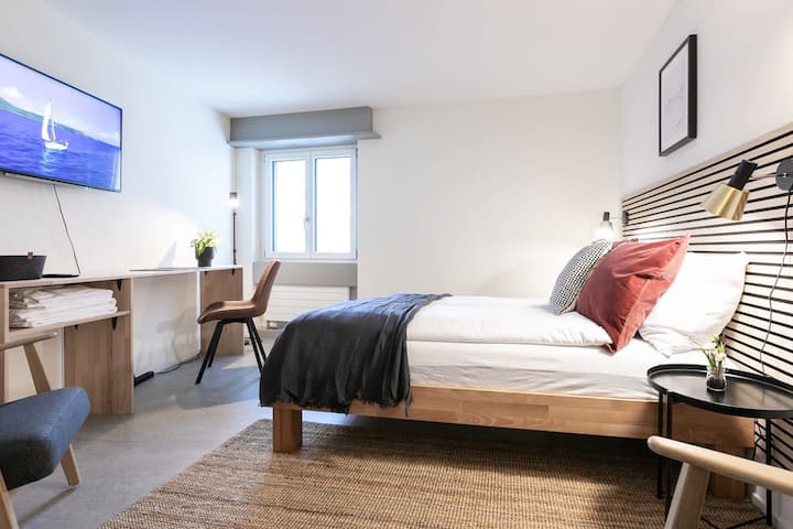 Studio Stylish Blue (5) Avec Douche (+ Cuisine à U - St. Gallen