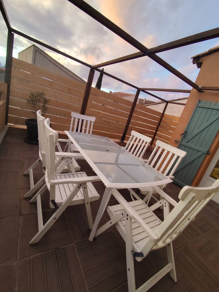 Gîte Cosy - Terrasse Avec Panorama Sur L'etang - Fos-sur-Mer