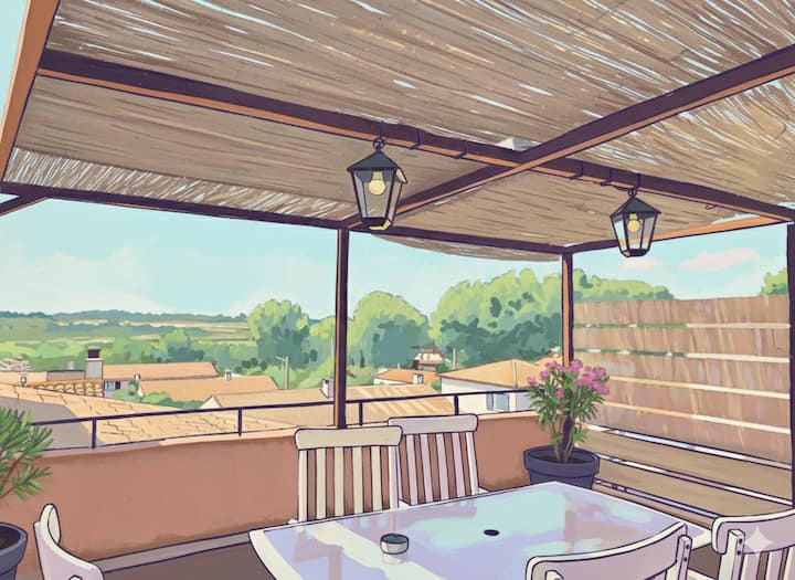 Gîte Panorama&nbsp;Avec Belle Terrasse - Istres