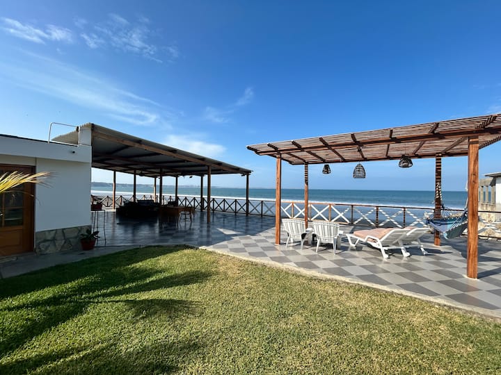 Amazing 6br Frente Al Mar Colán - Paita