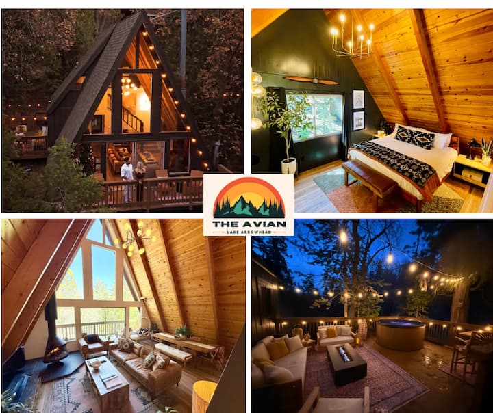 Secluded A-frame, Hot Tub, Lake Access - Crestline, CA
