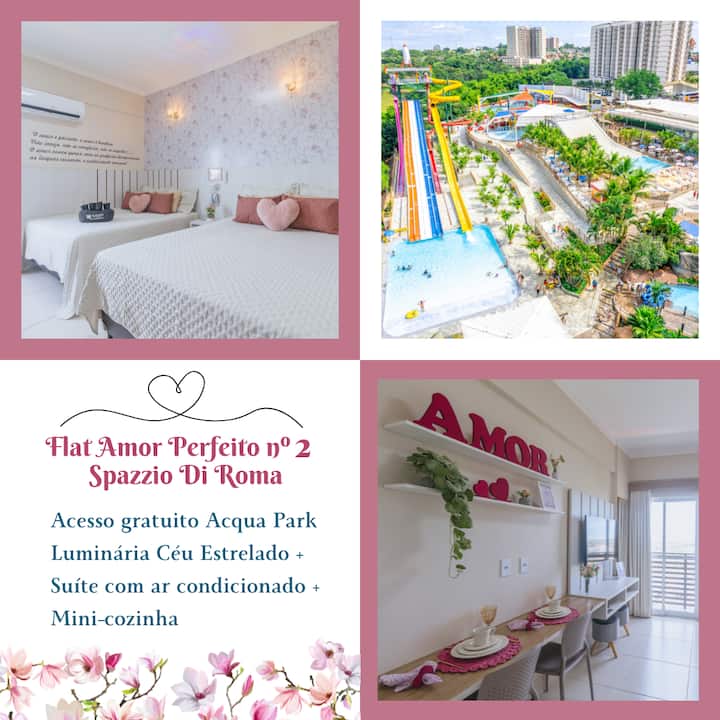 Spazzio Flat Amor Perfeito 2 C/ Acqua Park - Ap741 - Caldas Novas