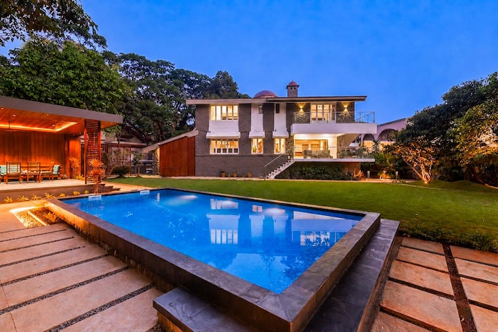 Stayvista 3bhk House Of J W/pool | Lonavala - Lonavala