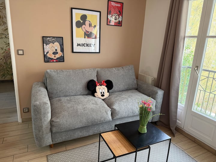 Mickey House - 10 Min Disneyland - Parking Privé - Bailly-Romainvilliers