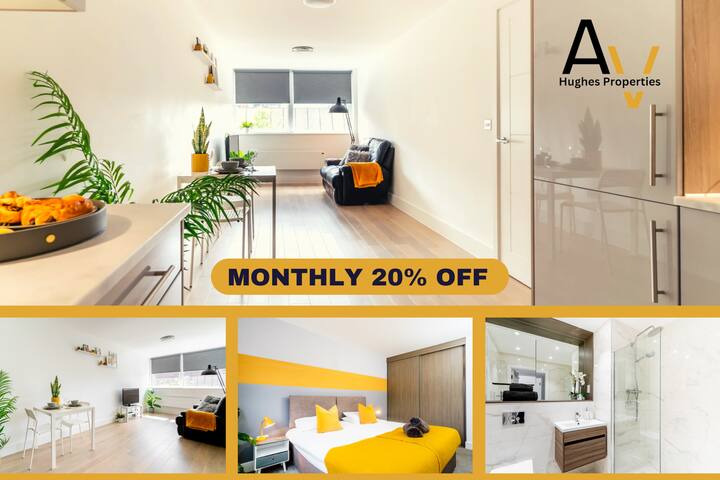 1-bed Central Mk:monthly Stays With Great Discount - Milton Keynes