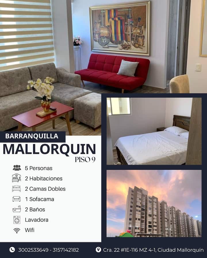 Apartamento 2 Habitaciones Mallorquin - Barranquilla