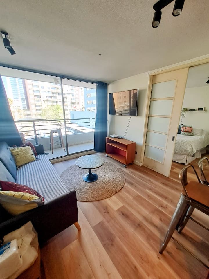 Bonito Yacogedor Departamento Cercano Cost. Center - Providencia, Chile