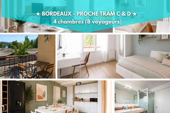 Life&travel - 4 Chambres - Bordeaux - Bègles