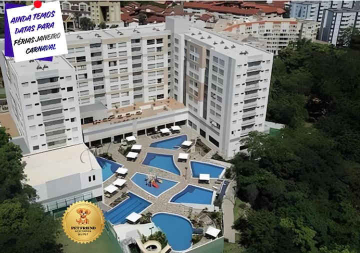 Flat Park Veredas Lazer Completo Acesso Rio Termal - Rio Quente