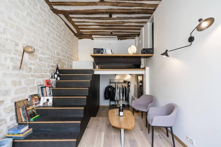 Design And Cosy Loft Near The Canal Saint Martin - Paris