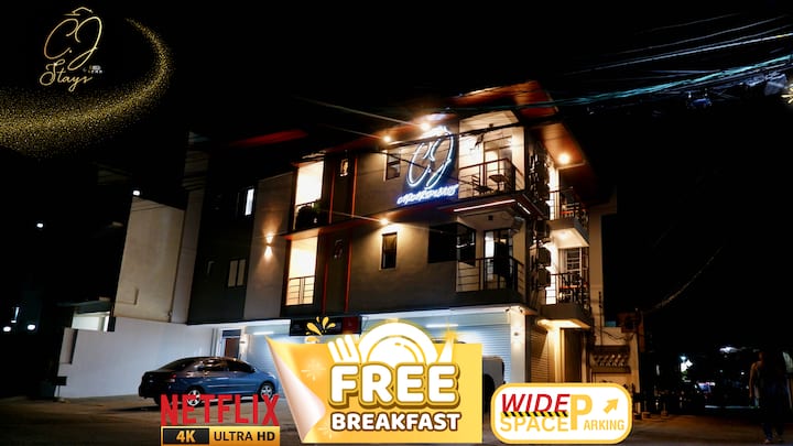 Cj-i Diamond -Parking, Sm, 1gb/s, Netflix, Balcony - Subic