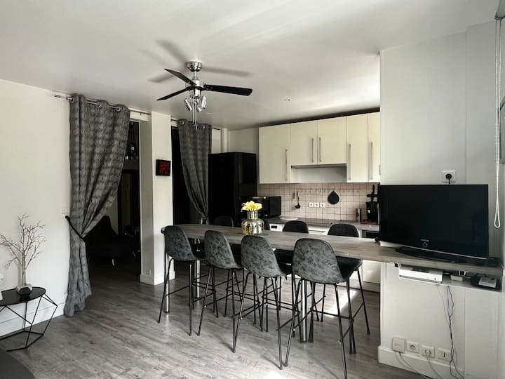 3 P/68m2/2 Ch/8 Personnes/parking Privé Gratuit - Montrouge