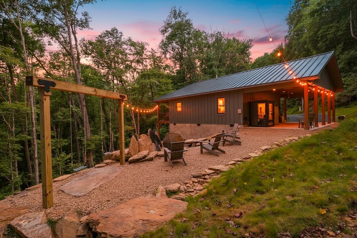 Sauna|gym|fire Pit|ev Charger|3-miles To Downtown - Boone, NC