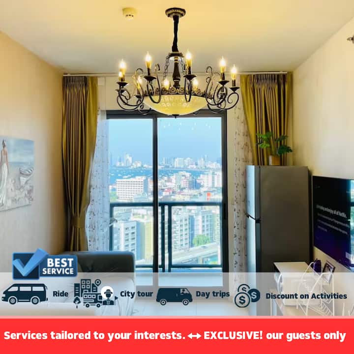 Unixx South Pattaya Beach View 1br - Pattaya City