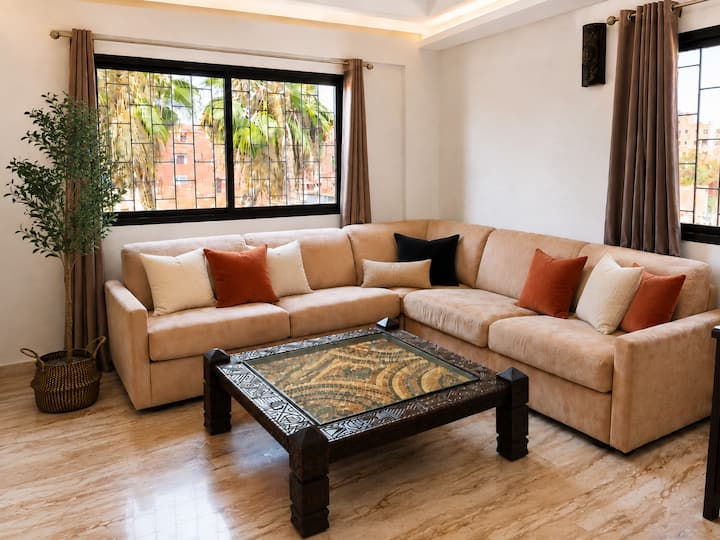 Oriental Design  Center  3 Bedrooms + Sofa Bed - Marrakech