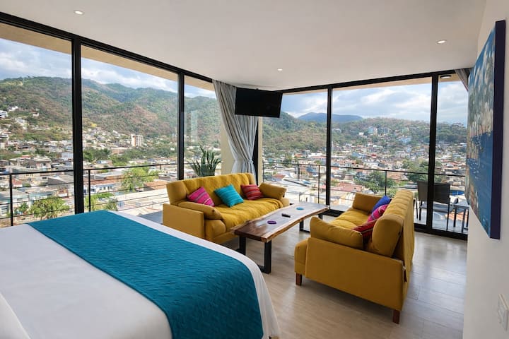 Studio 500m Wifi/laundry/heated Pool/parking/gym - México