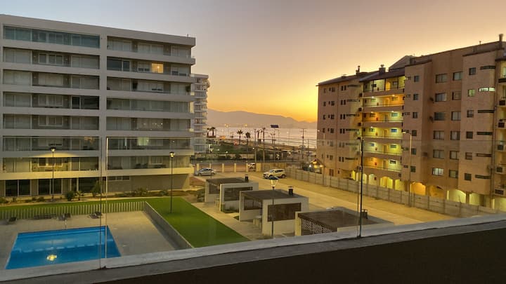 Encantador Depto Frente Al Mar - La Serena