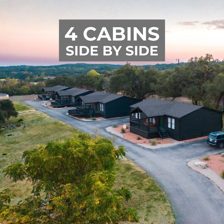 Starlight Horizon 4 Cabins - Texas Group Retreat - Canyon Lake, TX