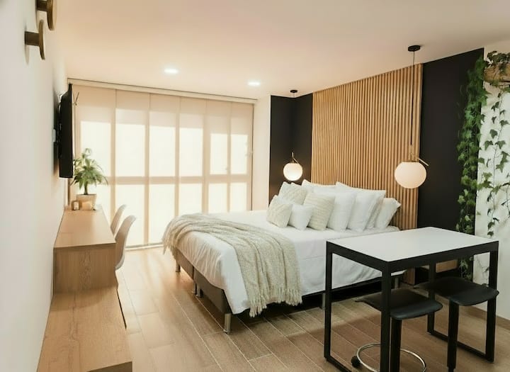 Loft Moderno Y Luminoso · 3 Min Del Metro Floresta - 메데인