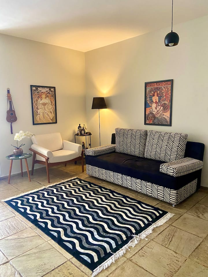 Quarto Casal Beira-mar| Banheiro Privado| Garagem - Vitoria