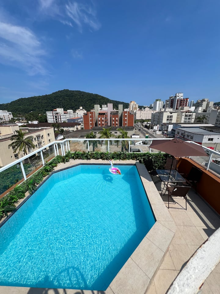 Cobertura Triplex No Guarujá Com Piscina Privativa - Guarujá