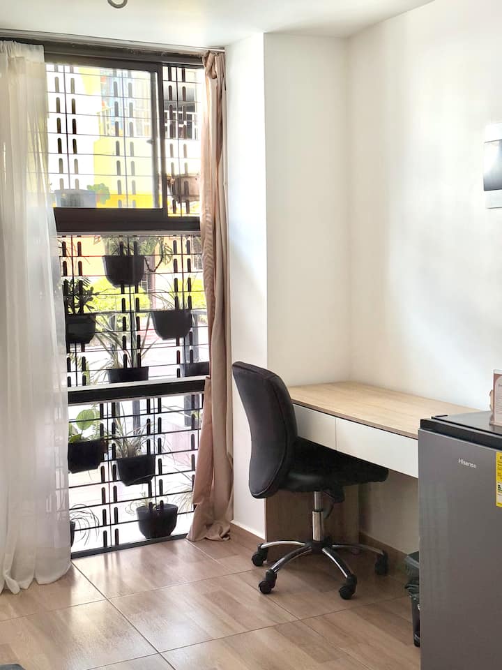 Cerca Al Metro, Acogedor Loft 103 Casa Palmera - Envigado