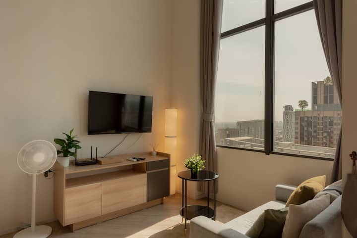 Skyline Loft - Cozy, Luxury, 5 Min Bts On Nut! - Thailand