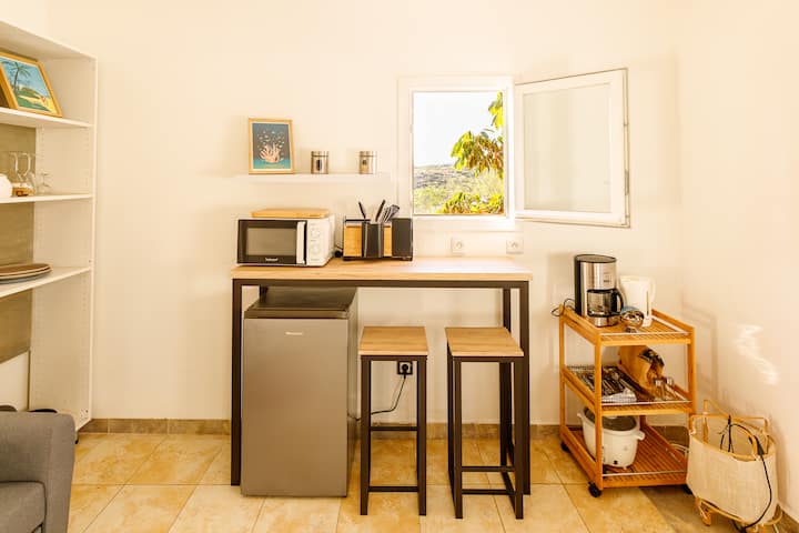 Nouveau-appart Avec Cuisine Extérieure,3 Min Plage - Saint-Leu