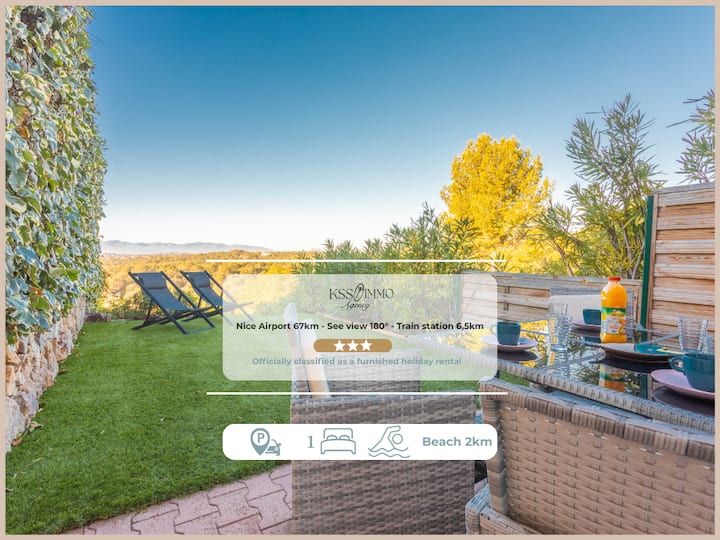 Joli 43m² | Vue Mer | Piscine | Parking - Saint-Raphaël