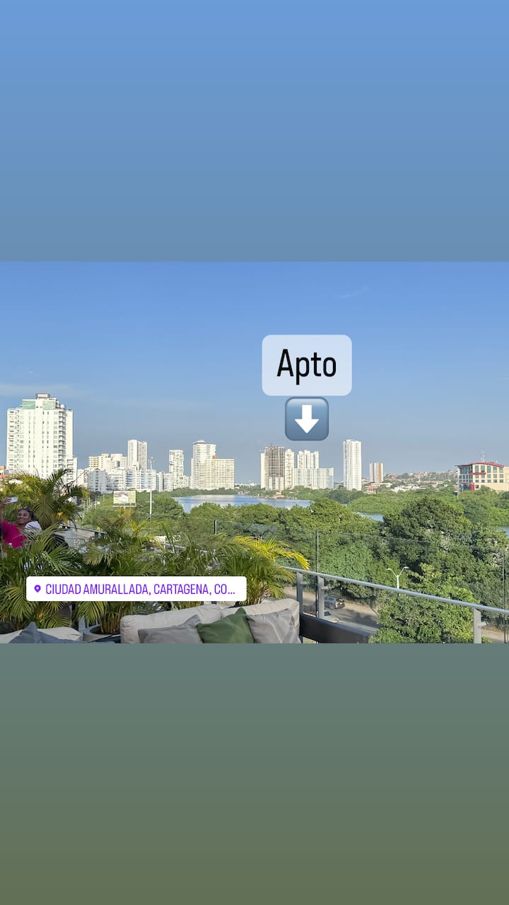 Apartamento En Cartagena Con Vista Al Mar- Piso 27 - Cartagena, Colombia