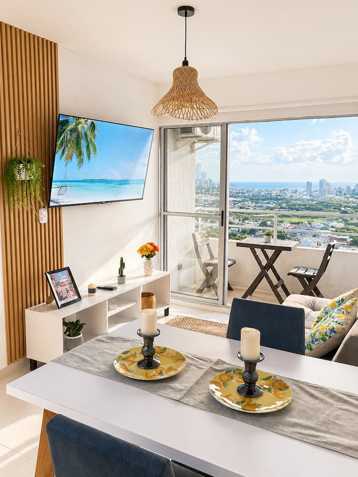 Apartamento En Cartagena Con Vista Al Mar- Piso 27 - Cartagena