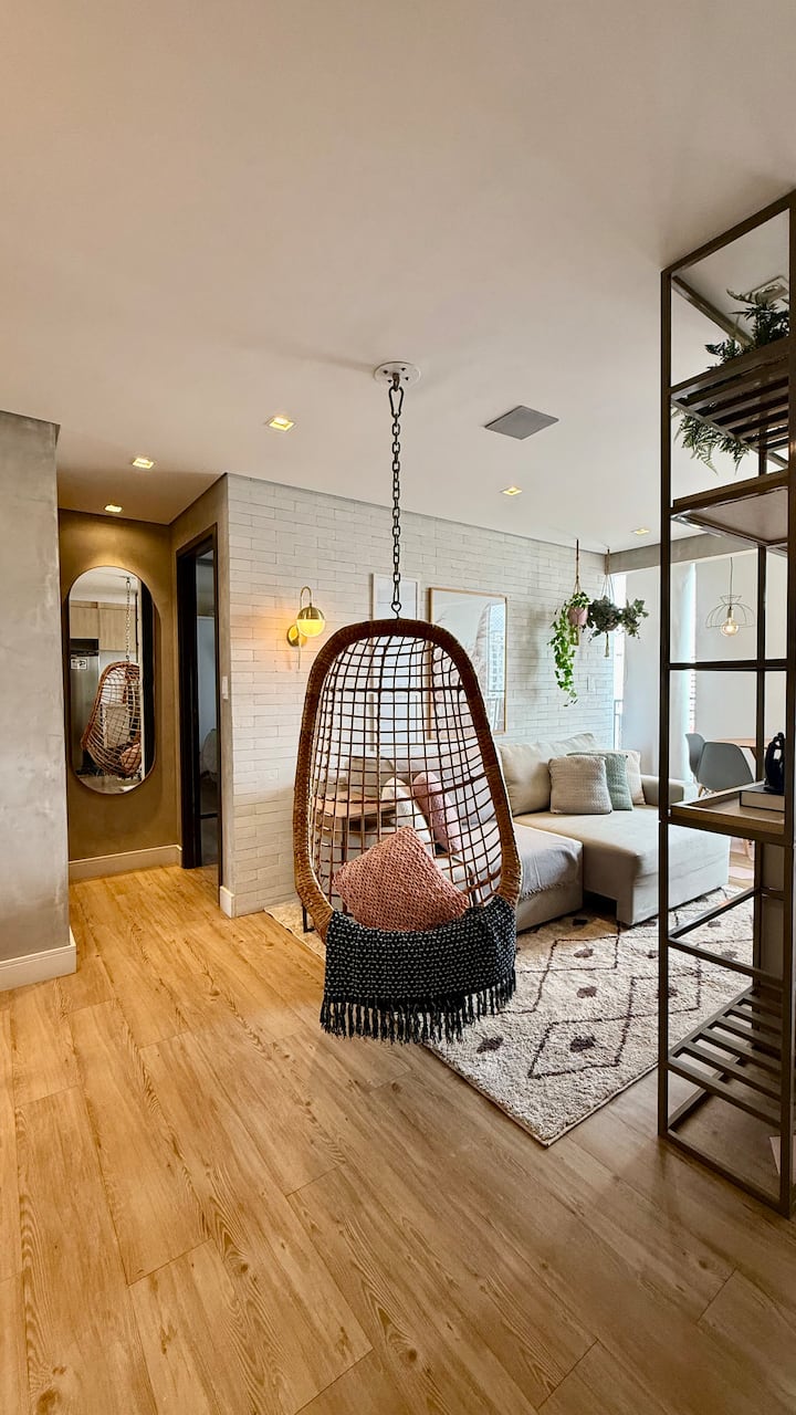 Apê Charmoso Com Balanço! Perto Do Metrô. - Ipiranga