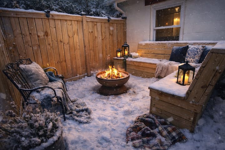 Coffee By The Fire+stars At Night- Vintage Suite - Scottdale, PA