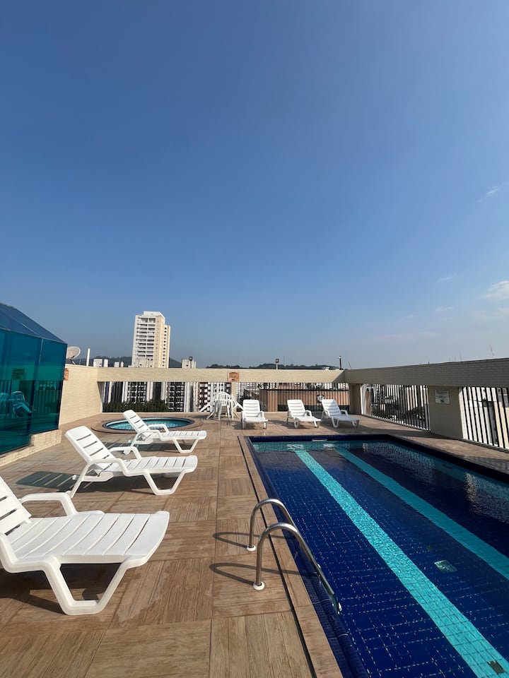 Flat Da Laura Com Piscina / 500m Da Praia - São Vicente