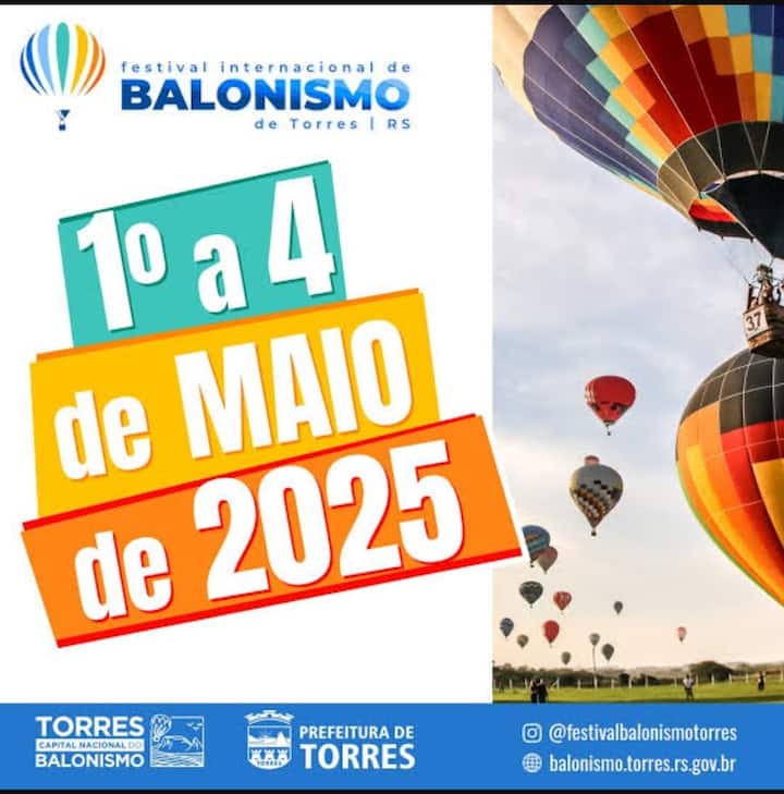 Apartamento Tres Quartos Com Vista Balonismo - Torres, Brasil