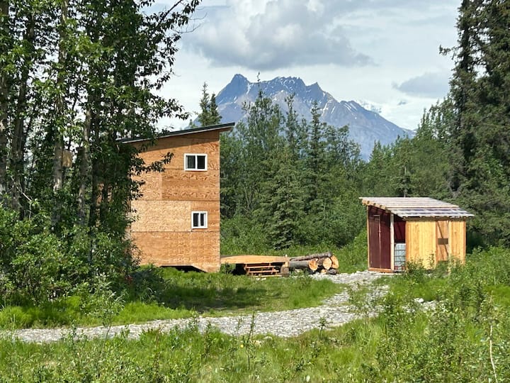 The Cessna Cabin At The Airstrip - Wrangell-St. Elias National Park