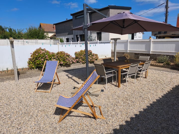 "La Rafale", Maison De Famille à 50m De La Plage - Luc-sur-Mer
