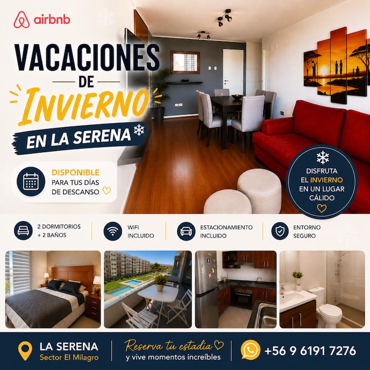 Departamento En El Milagro En Promoción - La Serena