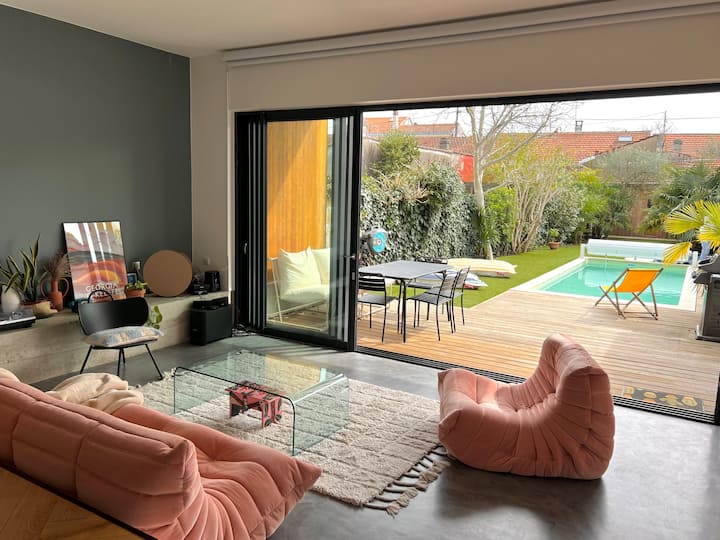 Superbe éChoppe Bordelaise Avec Piscine Chauffée - Burdeos