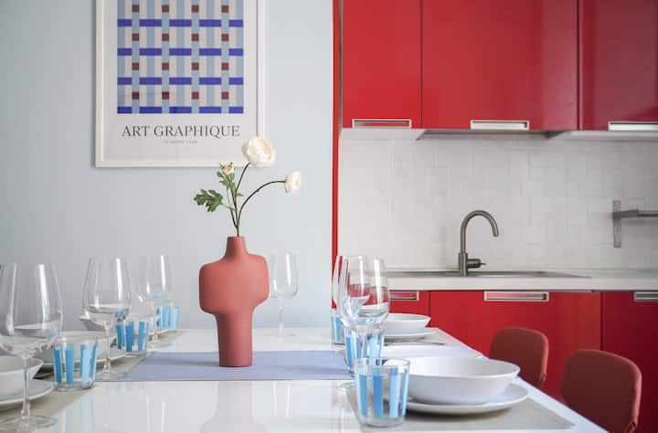 Modern 9 Pax Group Apt. Mestre Stn (Venice) 4 Min - Venice