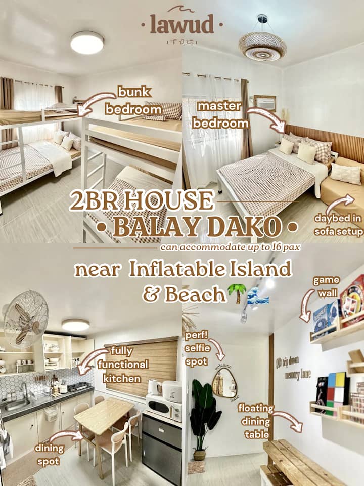 2br—near Inflatableisland,beach&yacht(up To 16pax) - 수비크