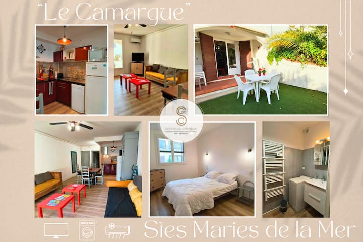 *Camargue* Saintes Marie - Jardin & Parking Privé - Camargue