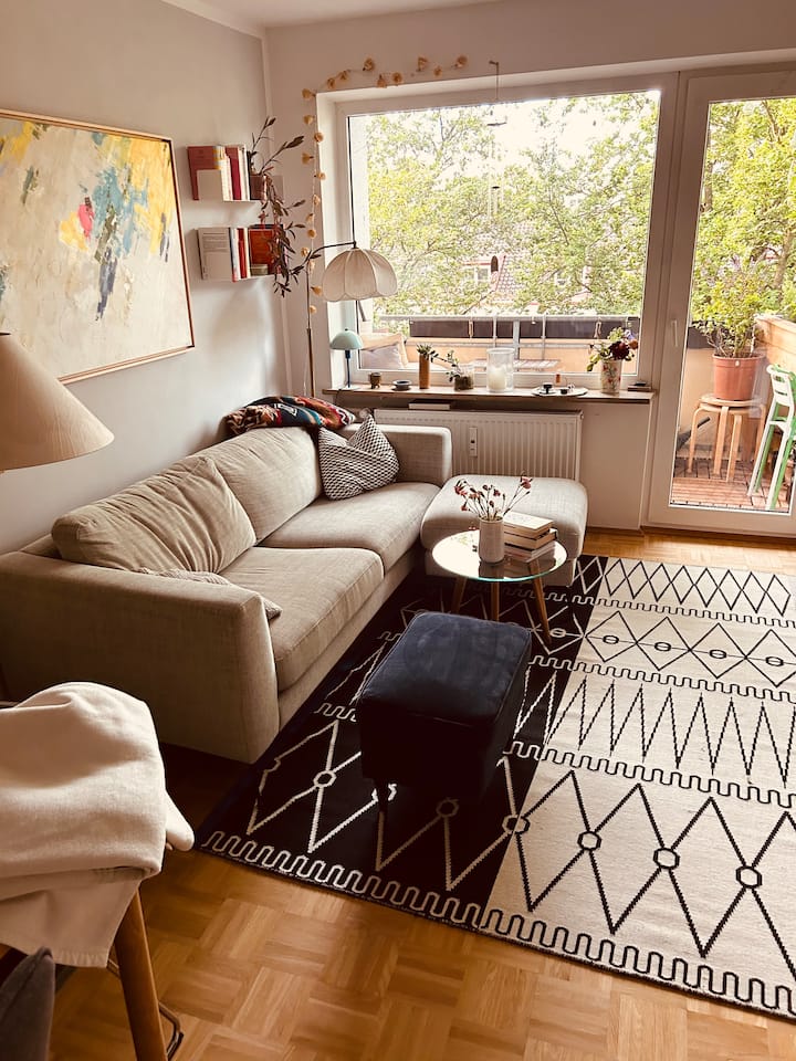 Schöne Kleine Whg Südbalkon Am Park Fam.freundl. - Múnich